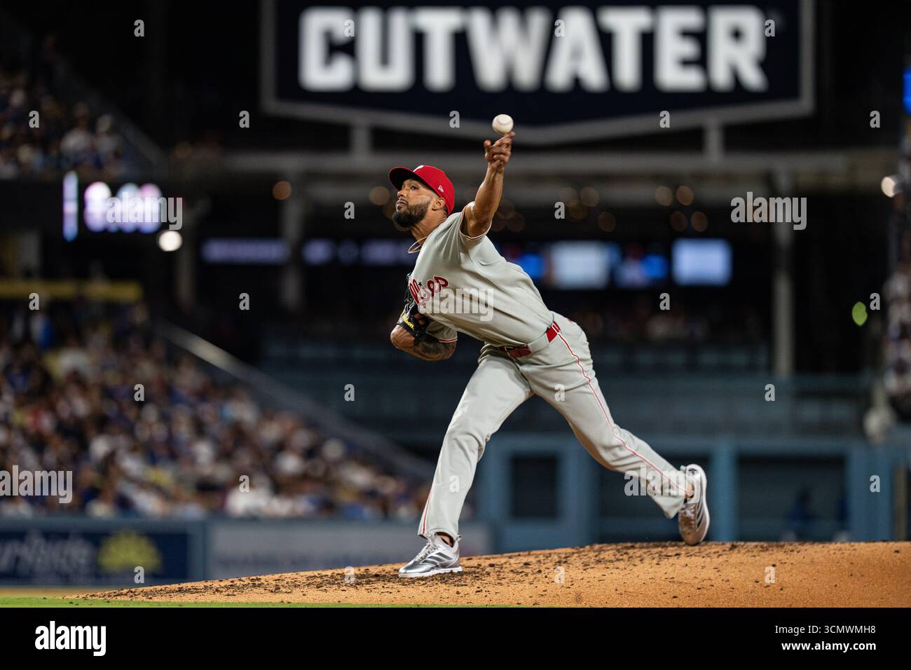 Philadelphia Phillies pitcher Cristopher Sánchez (61) throws during a ...