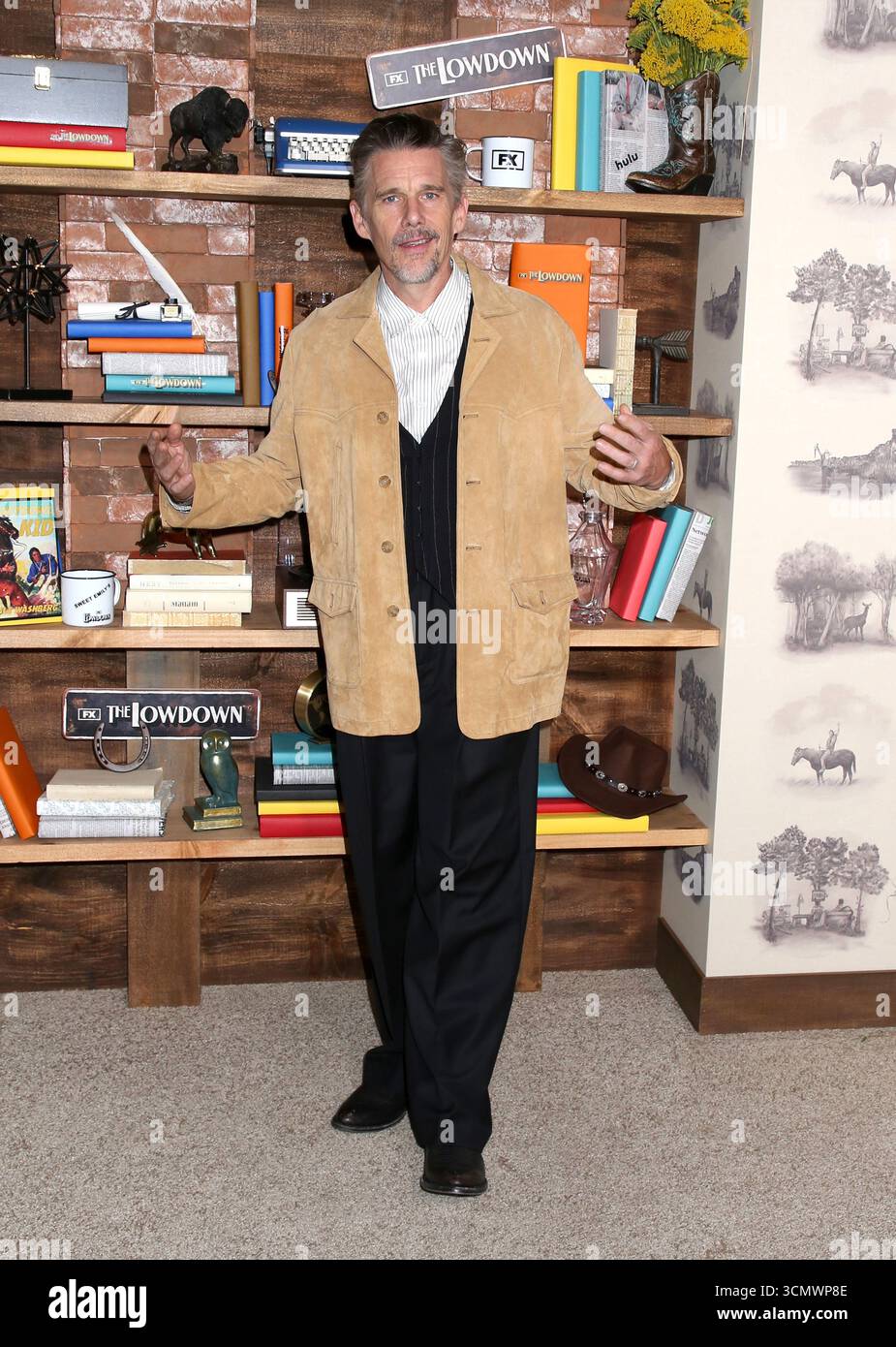 Ethan Hawke attending FX's 'The Lowdown' Premiere held at the Brooklyn ...