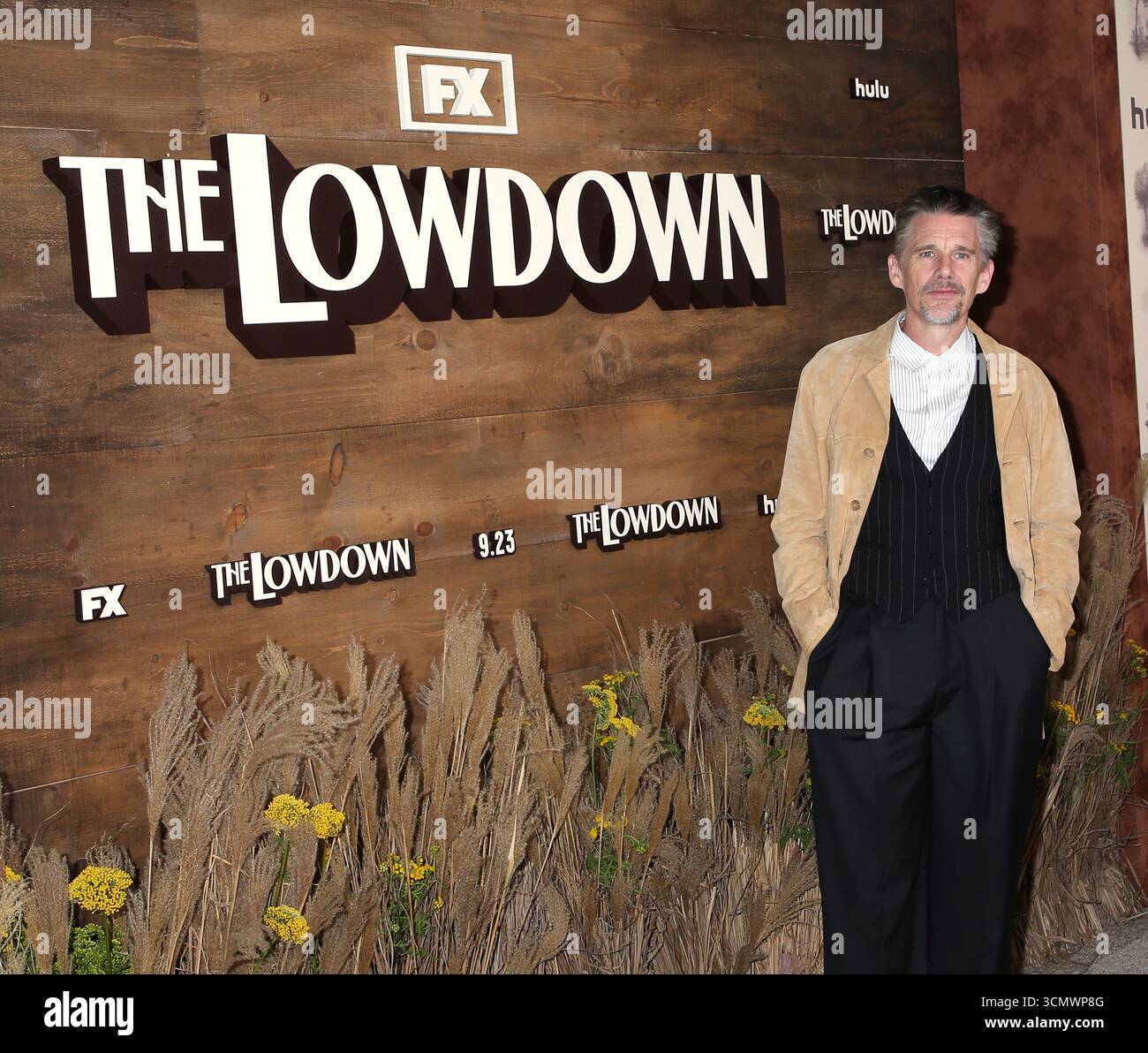 Ethan Hawke attending FX's 'The Lowdown' Premiere held at the Brooklyn ...