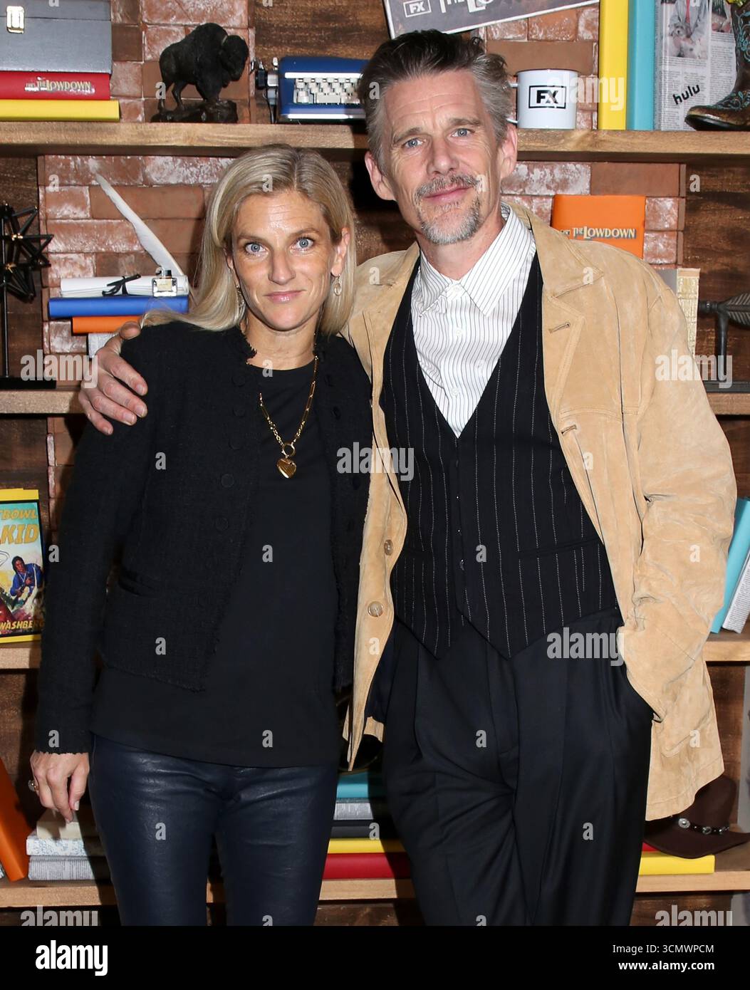 Ryan Hawke and Ethan Hawke attending FX's 'The Lowdown' Premiere held ...