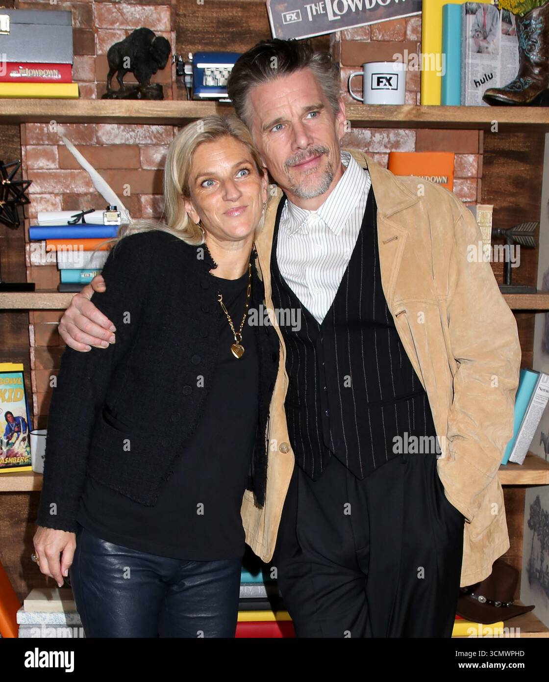 Ryan Hawke and Ethan Hawke attending FX's 'The Lowdown' Premiere held ...