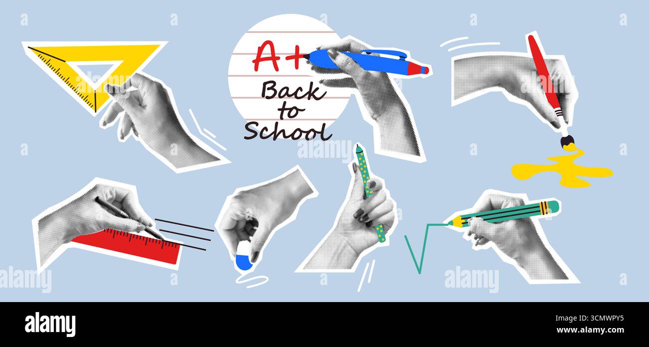 Multiple hands holding various Stock Vector Images - Alamy