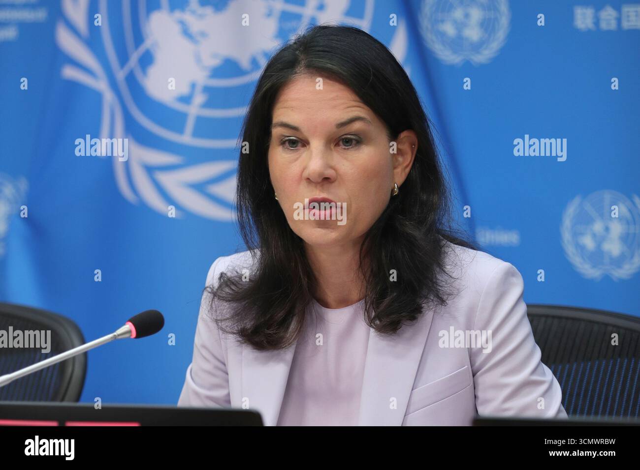 NEW YORK, NEW YORK SEPTEMBER 17: Annalena Baerbock, President of the ...