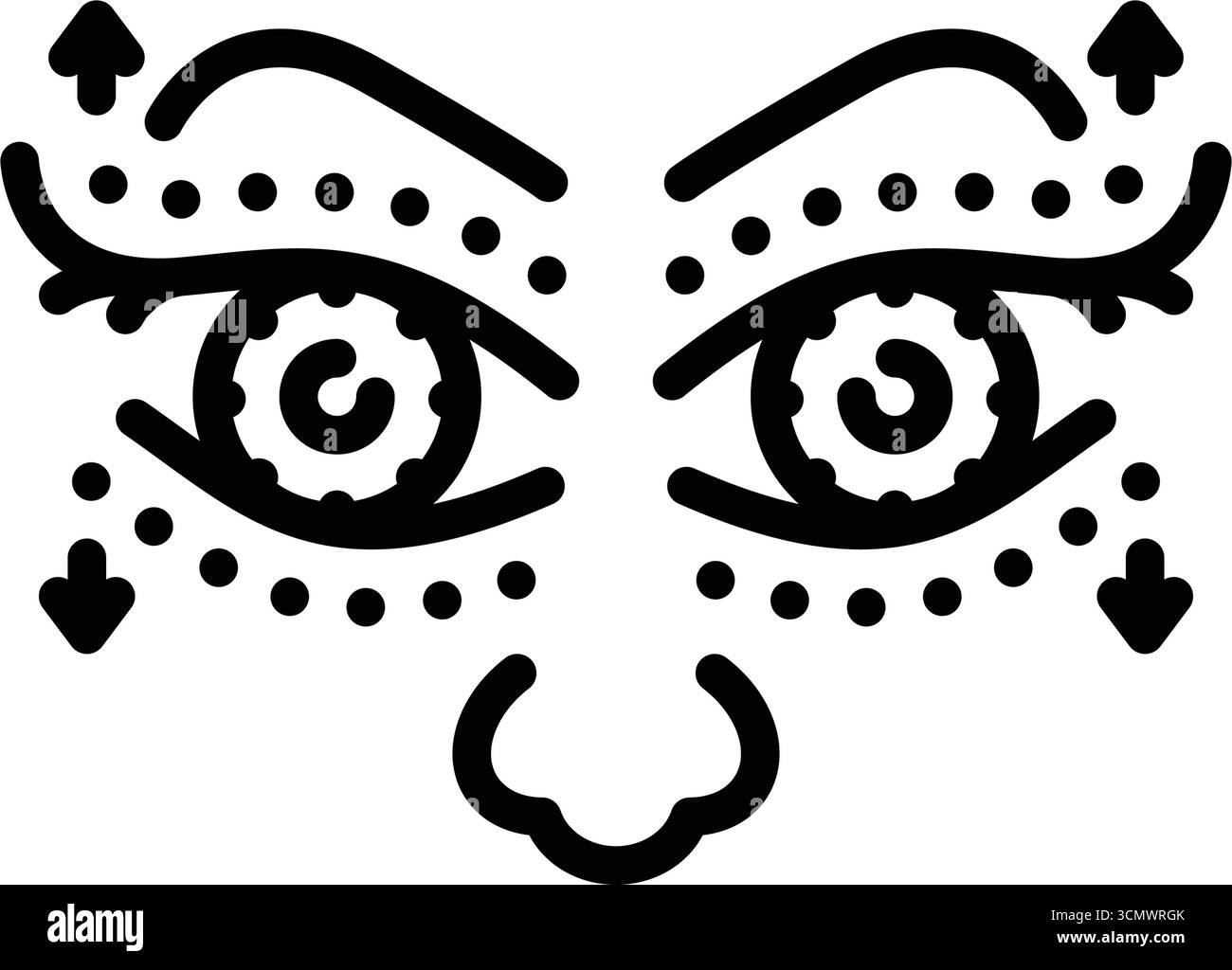 Icon for eyelid care, eyelid Stock Vector Image & Art - Alamy