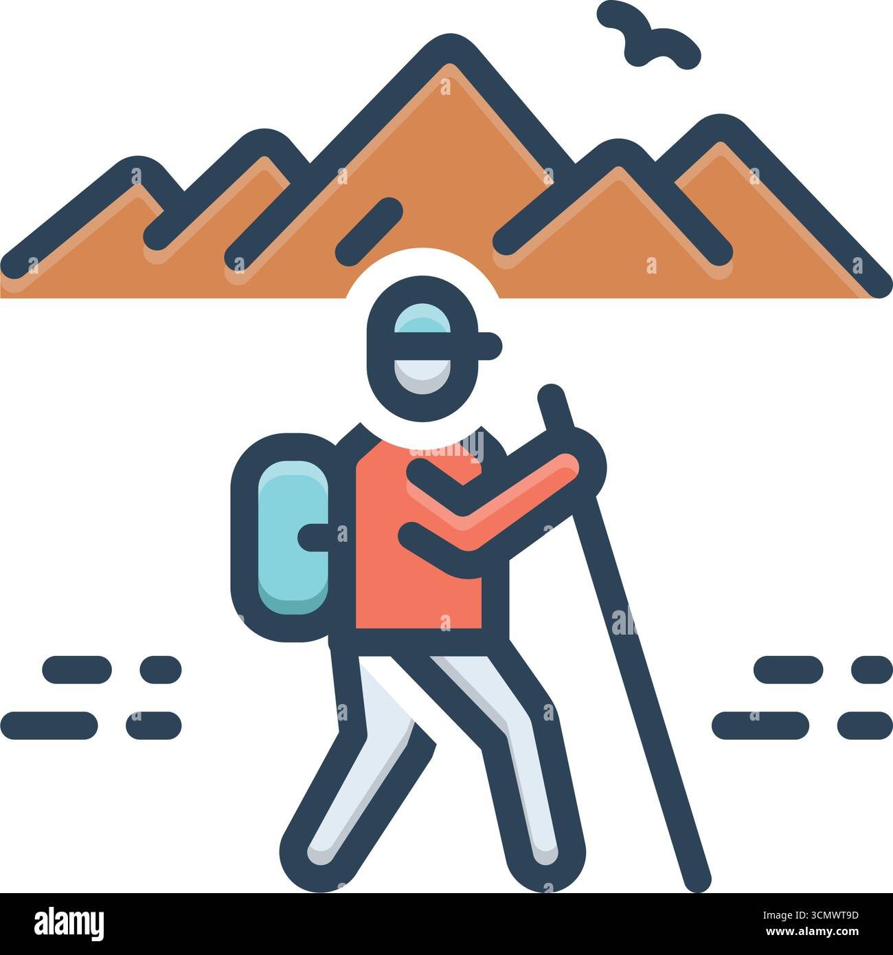 Trek adventure Stock Vector Images - Alamy