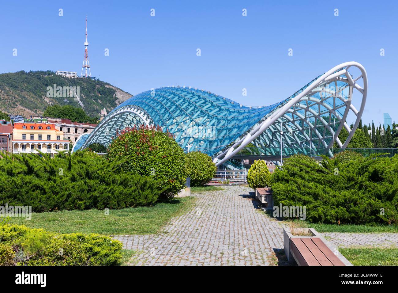 Bridge peace 2010 tbilisi hi-res stock photography and images - Alamy