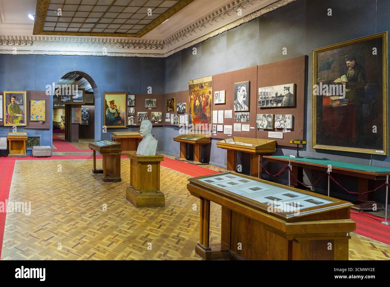 The interior of the Stalin Museum dedicated to the Soviet politician ...