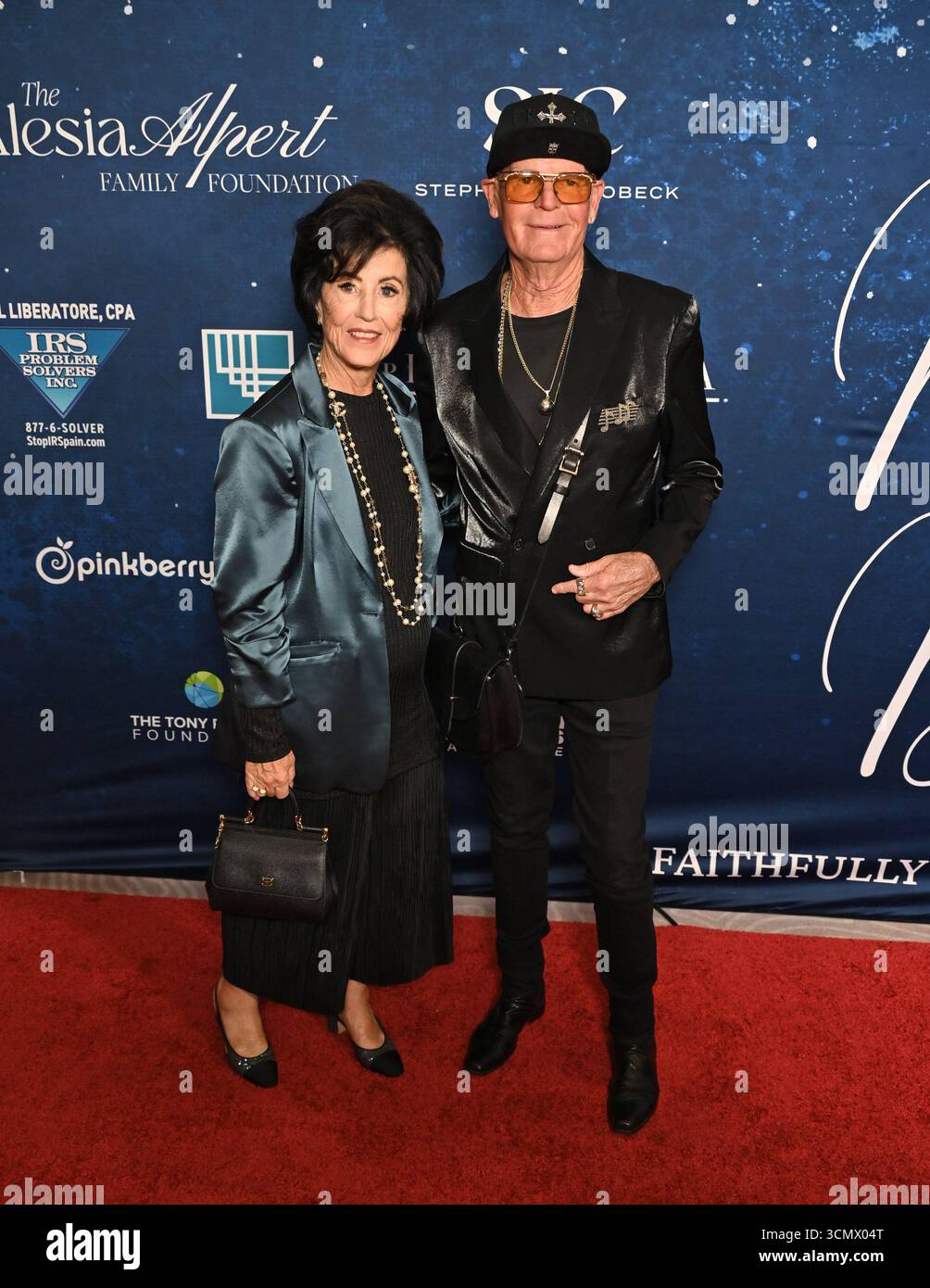Beverly Hills, CA USA - September 17, 2025: Mary Perry, Keith Hudson ...