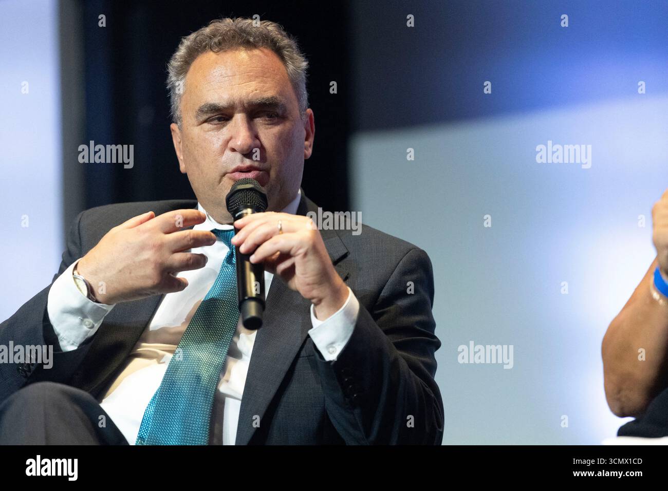 Joshua Zarka, Israel's ambassador to France, at an event organized by ...