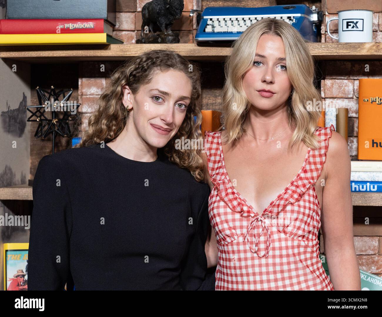 Micaela Diamond and Lucy Freyer attend FX premiere of 'The Lowdown' on ...