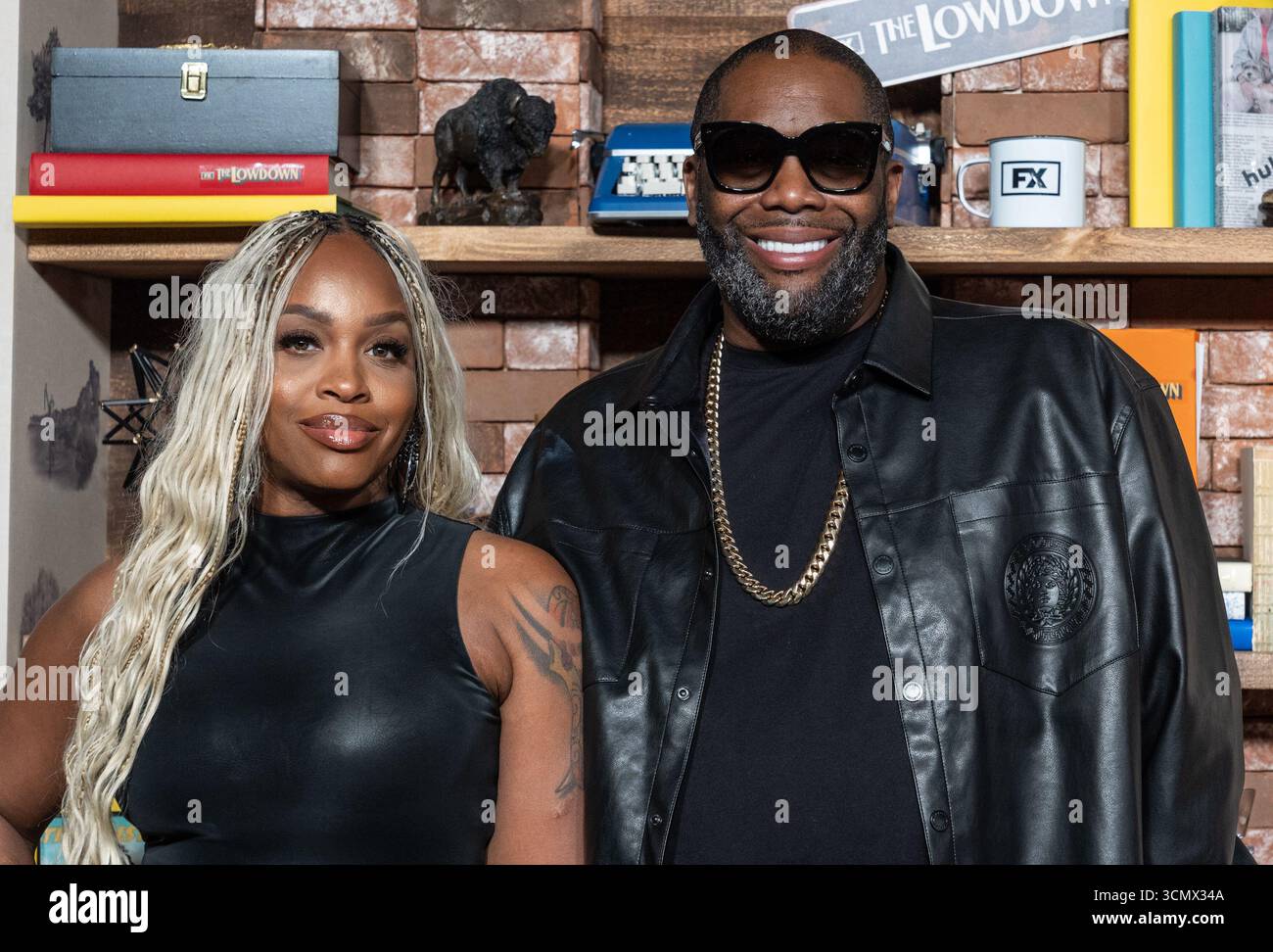 Michael 'Killer Mike' Render (R) attends FX premiere of 'The Lowdown ...