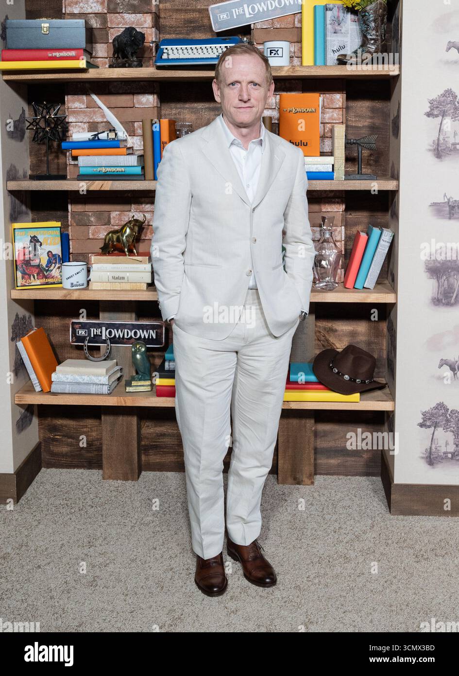 Scott Shepherd attends FX premiere of 'The Lowdown' on Hulu at Brooklyn ...