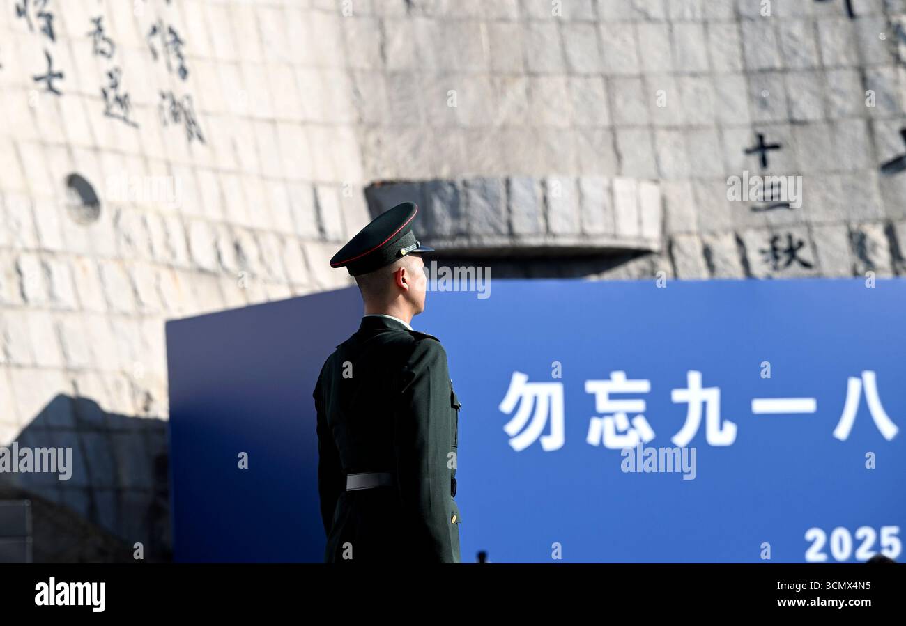 SHENYANG, CHINA - SEPTEMBER 18, 2025 - The bell ringing ceremony for ...