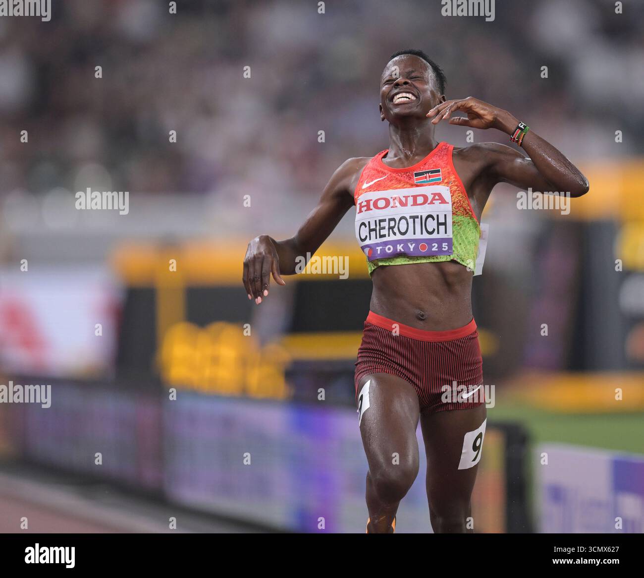 Faith Cherotich of Kenya competing in the women’s 3000m steeplechase ...