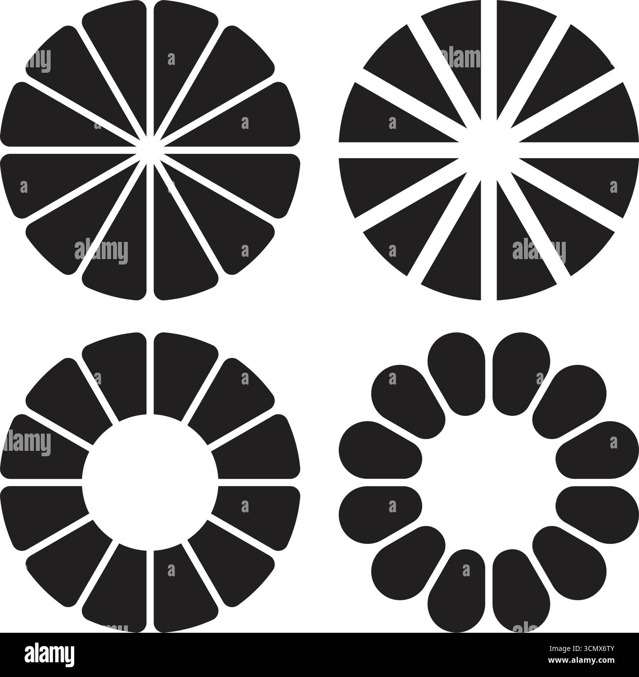 Featuring stylized shapes Stock Vector Images - Alamy