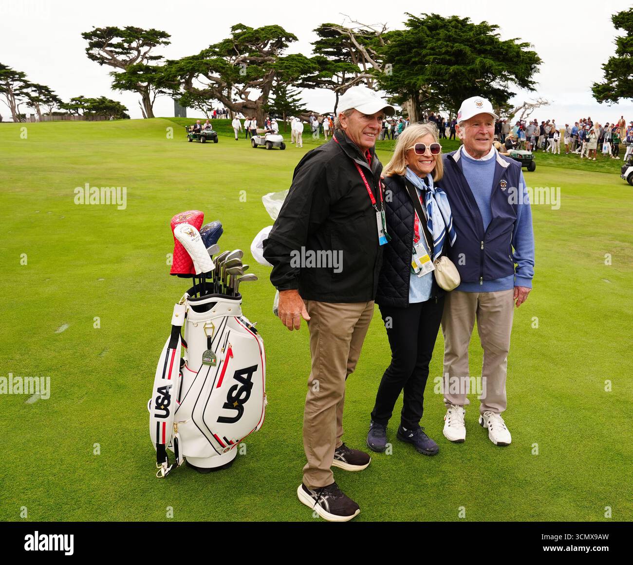 PEBBLE BEACH, CA - SEPTEMBER 05: George W. Bush the 43rd president of ...