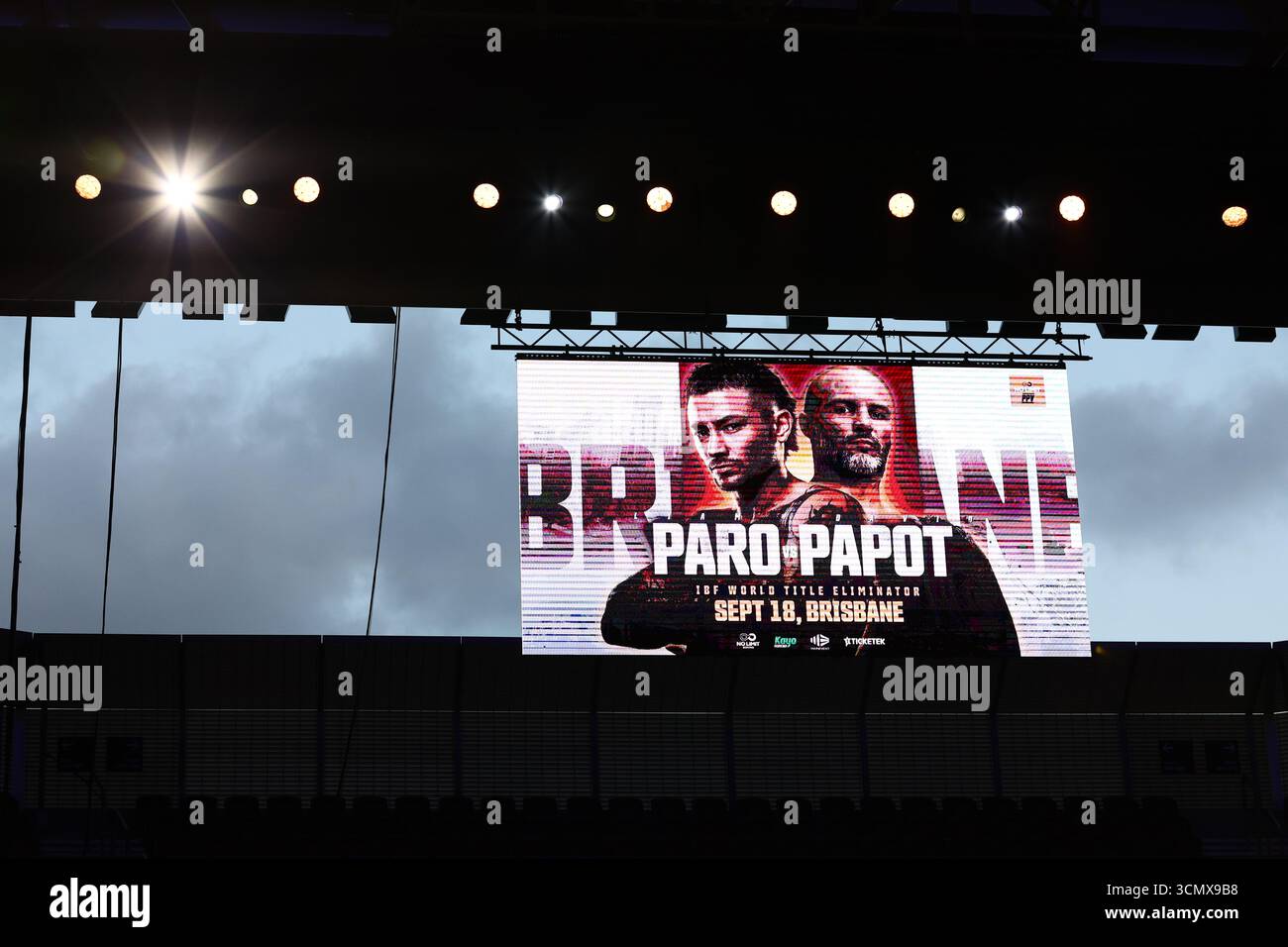 General view prior to Australian boxer Liam Paro and French boxer David ...