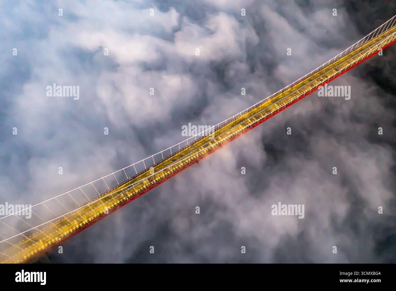 Aerial photo shows the Aizhai Bridge in Jishou City, south China's ...