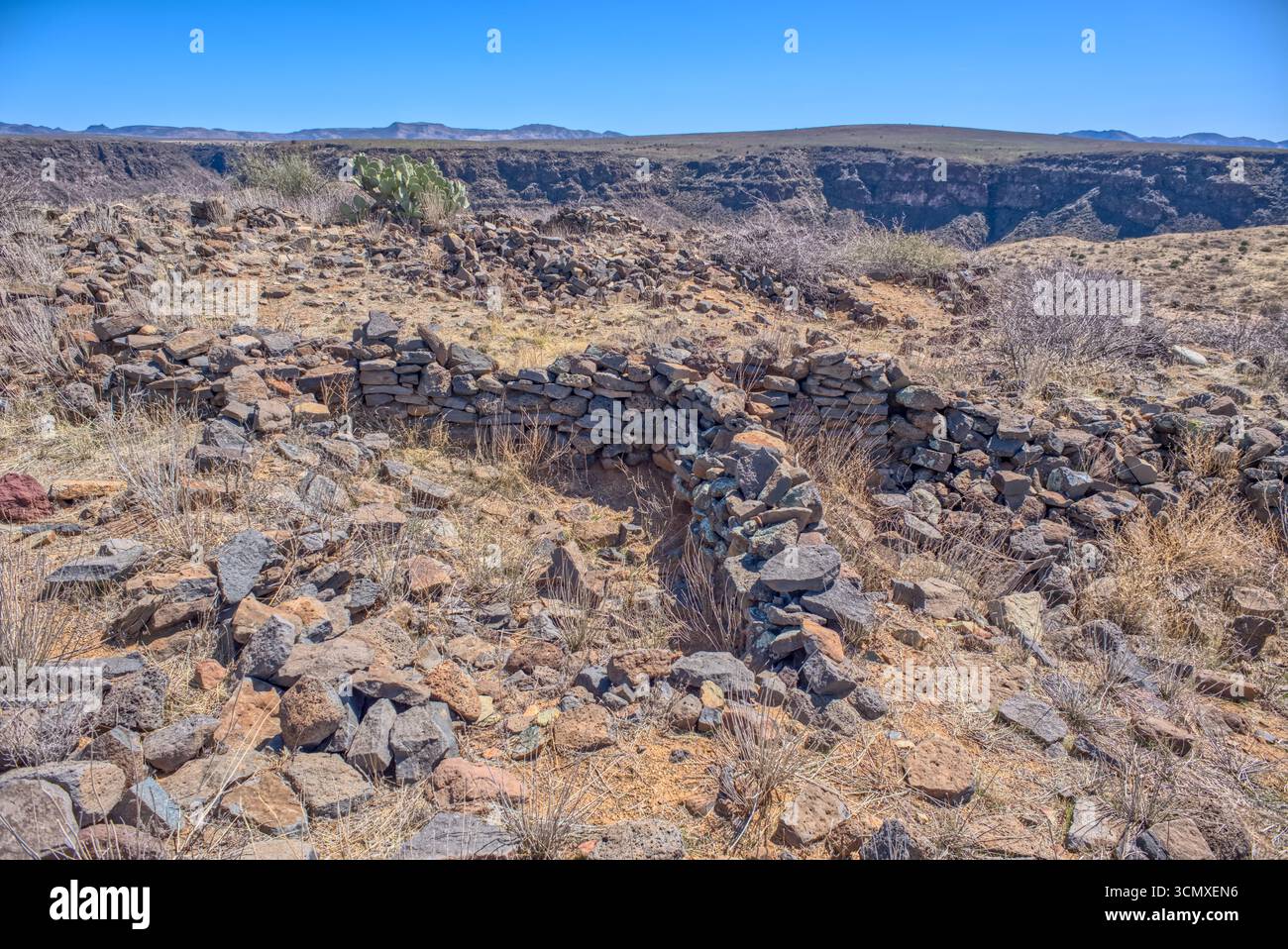Ancient Indian Ruins near the historic Richinbar Mine in the Agua Fria ...
