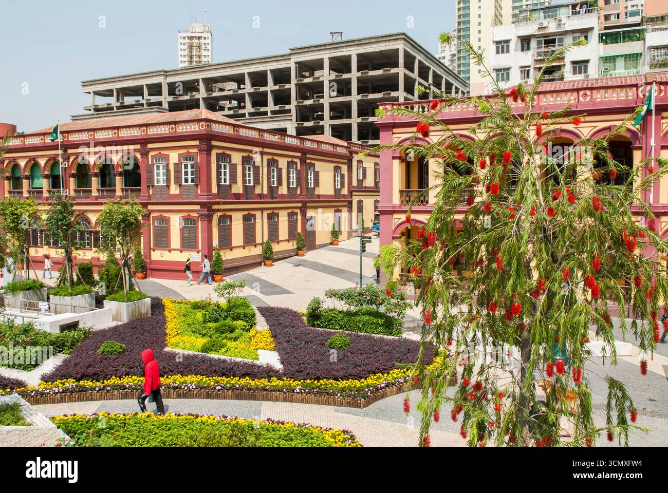 Neo-classical buildings preserved, Tap Seac square, Macau, Special ...