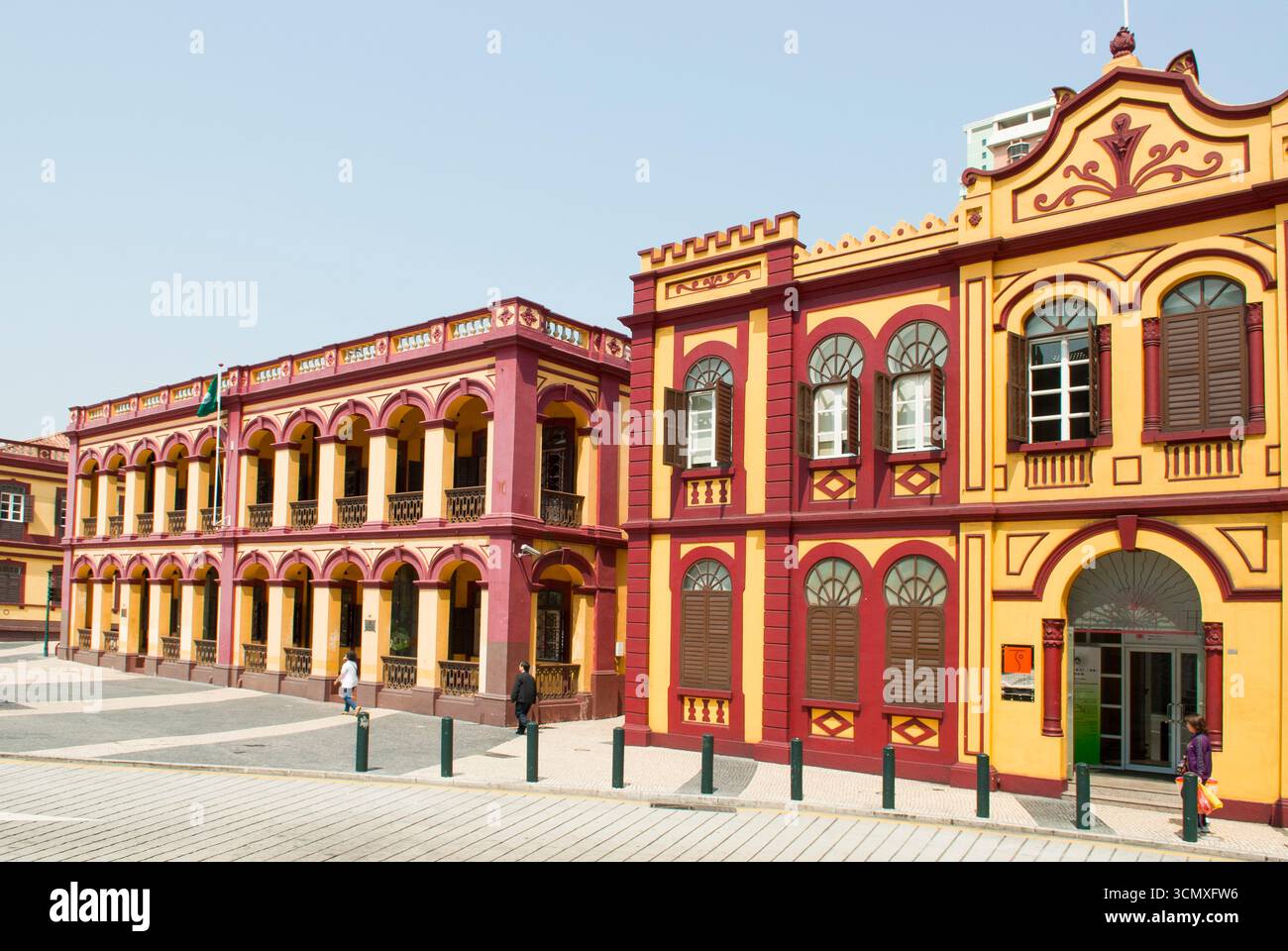Neo-classical buildings preserved, Tap Seac square, Macau, Special ...