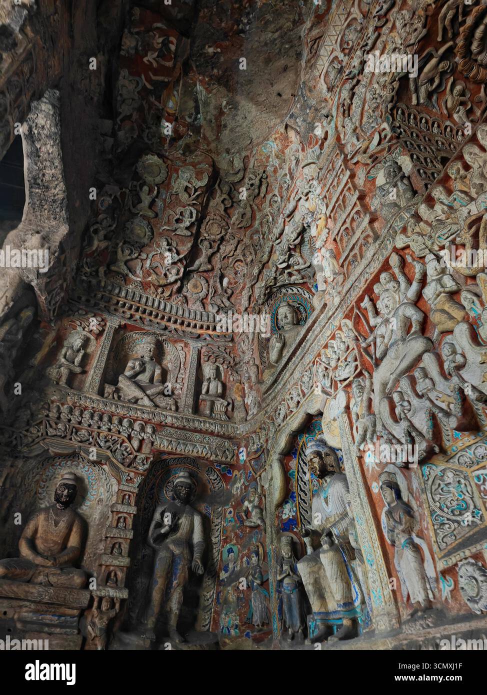 The Yungang Grottoes in Datong City, north China's Shanxi Province, 16 ...