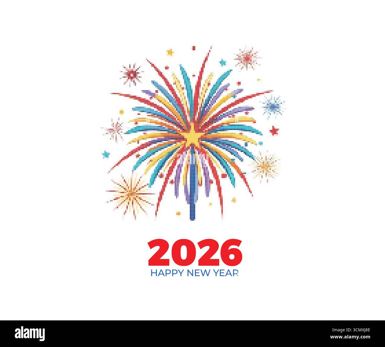 Bright santa claus deer Stock Vector Images - Alamy