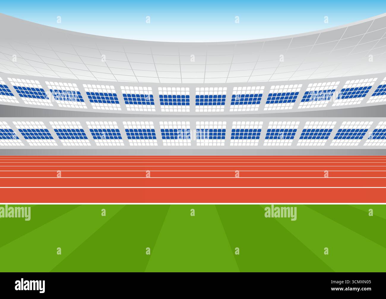 Athlete in red sprinting Stock Vector Images - Alamy