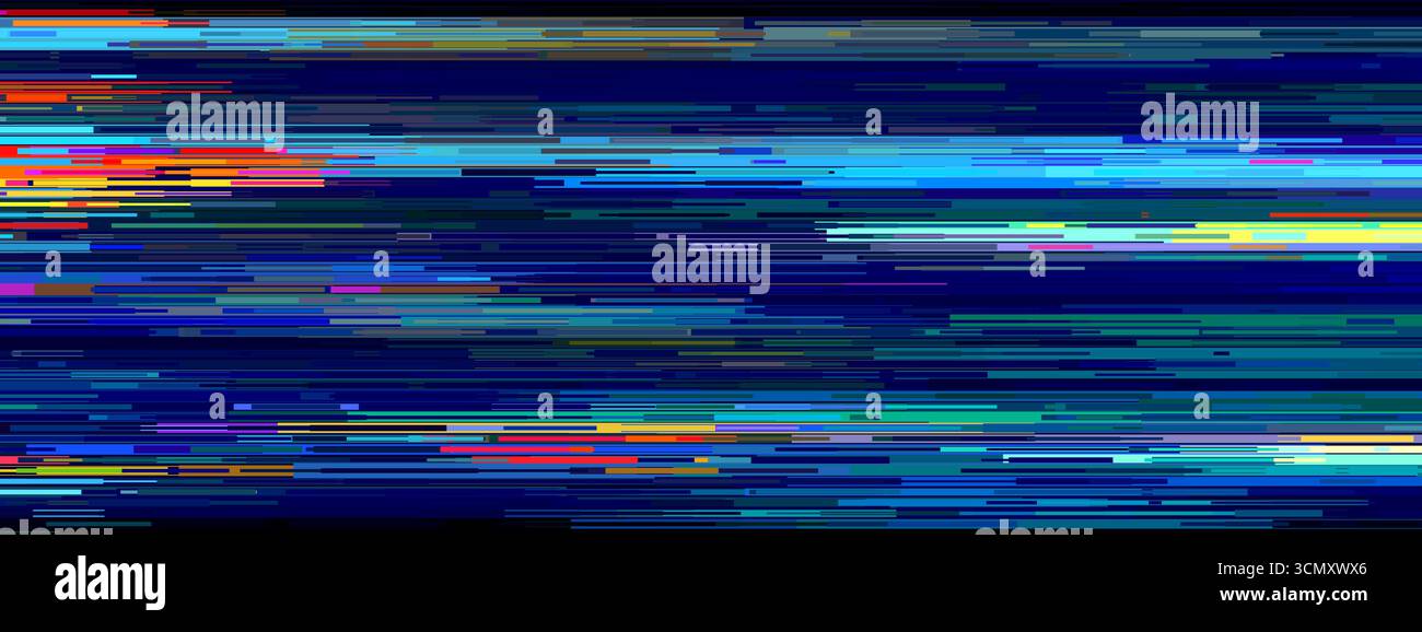 Glitch game effect background with pixel cyberpunk patterns and digital ...