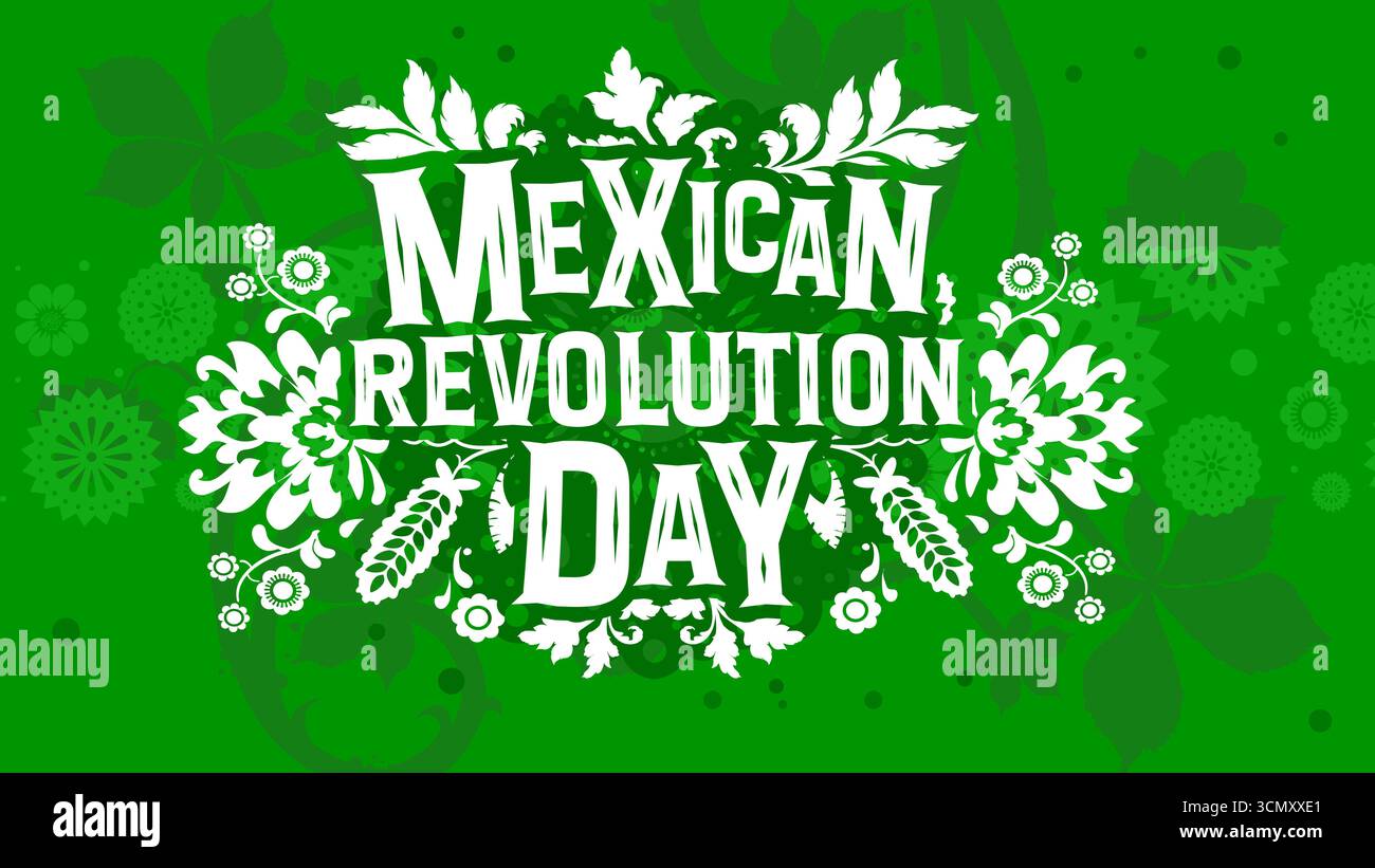 Mexican revolution day banner - vector illustration Stock Vector Image ...