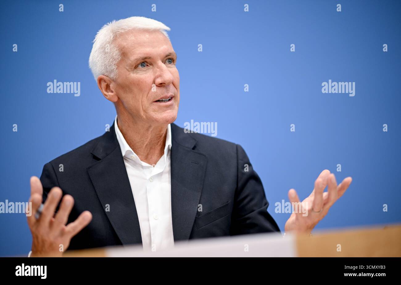 18 September 2025, Berlin: Ralf Wintergerst, Bitkom President, speaks ...