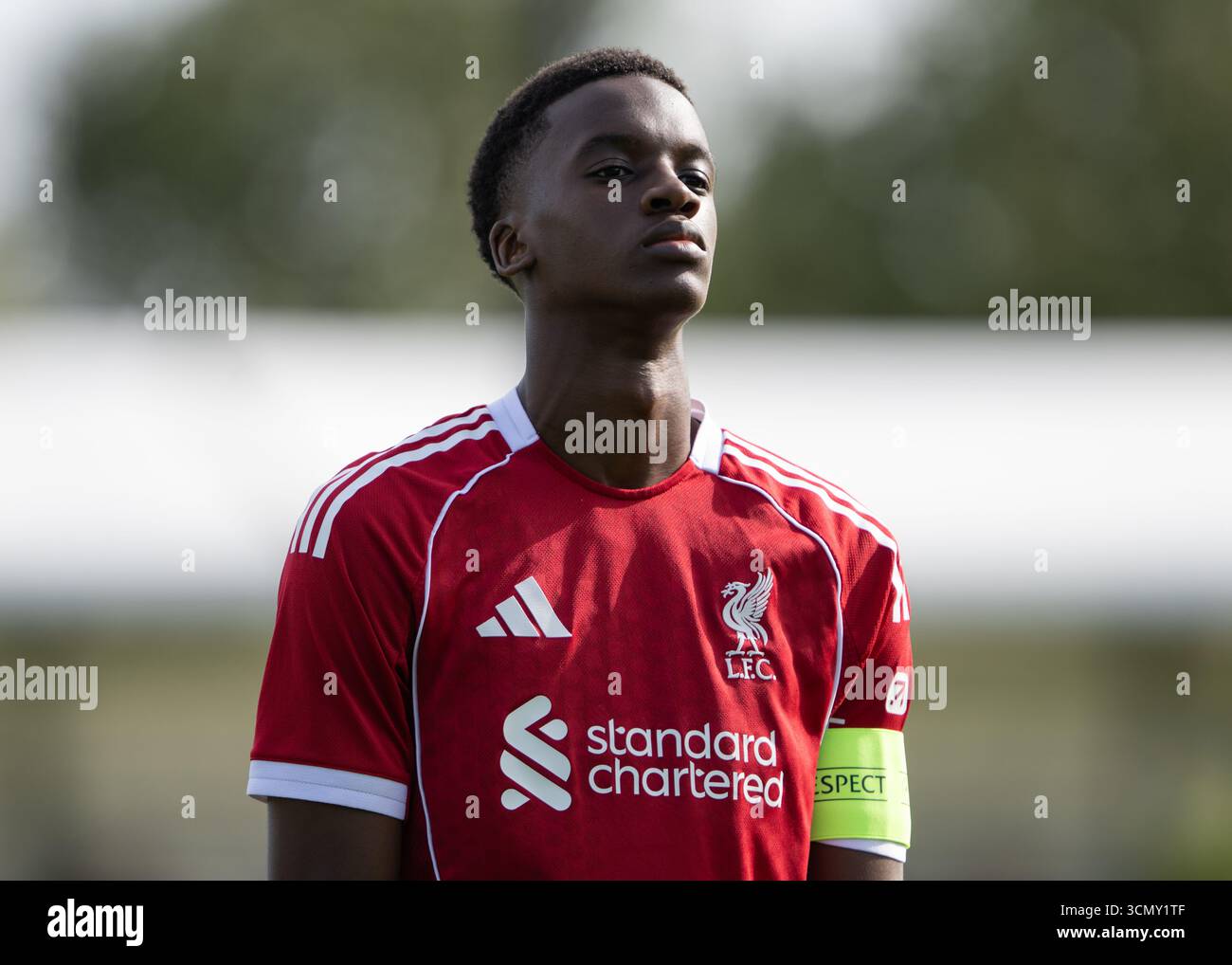 Liverpool, England, 17th September 2025.Trey Nyoni of Liverpool ahead ...