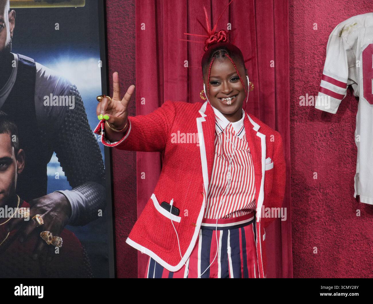 Tierra Whack arrives at the Universal Pictures' HIM Premiere held at ...