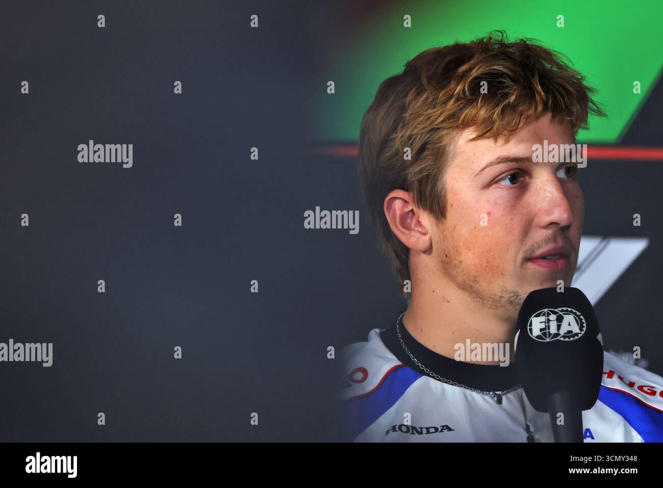 Liam Lawson (NZL) Racing Bulls in the FIA Press Conference. 18.09.2025 ...