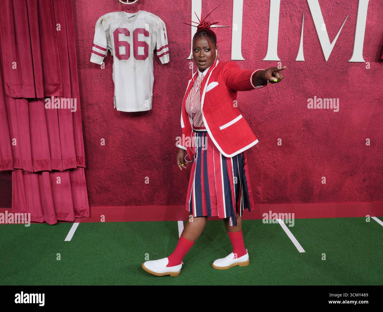Tierra Whack arrives at the Universal Pictures' HIM Premiere held at ...