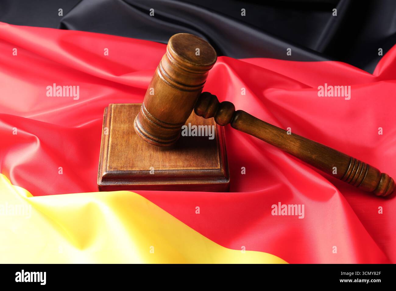 Judges gavel flag germany hi-res stock photography and images - Alamy