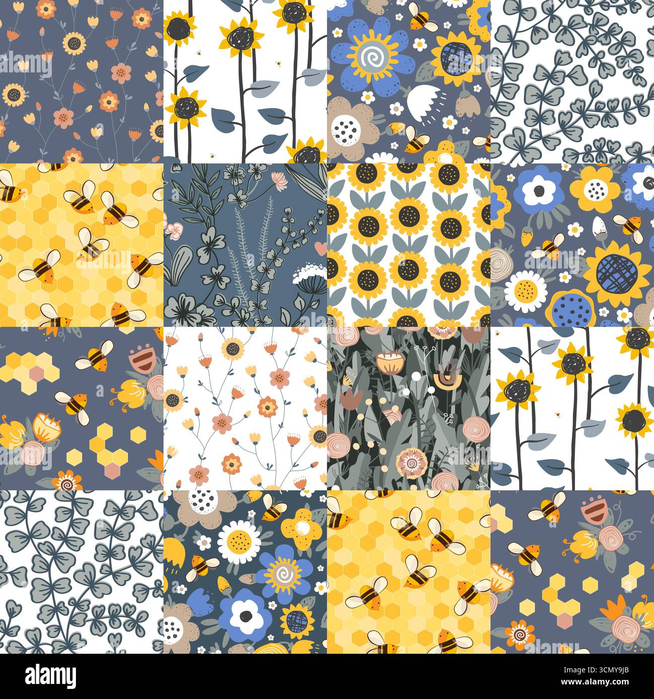 Quilt summer Stock Vector Images - Alamy