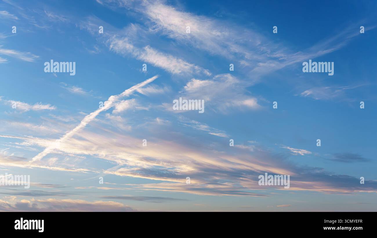 Beautiful bright blue sky white clouds hi-res stock photography and ...