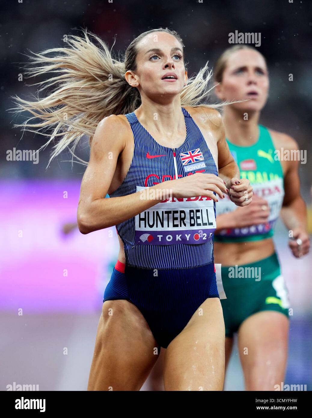 Georgia Hunter Bell of Great Britain following the Women's 800m Heat 6 ...