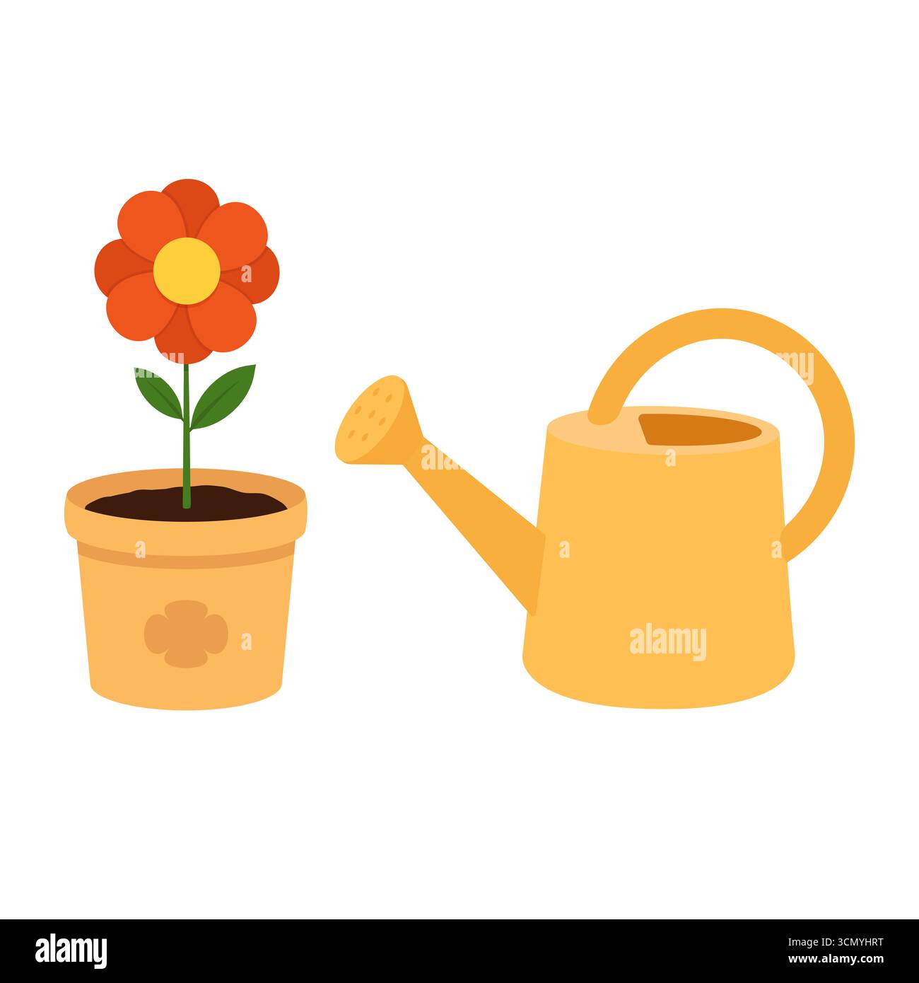 Minimalist gardening tools Stock Vector Images - Alamy