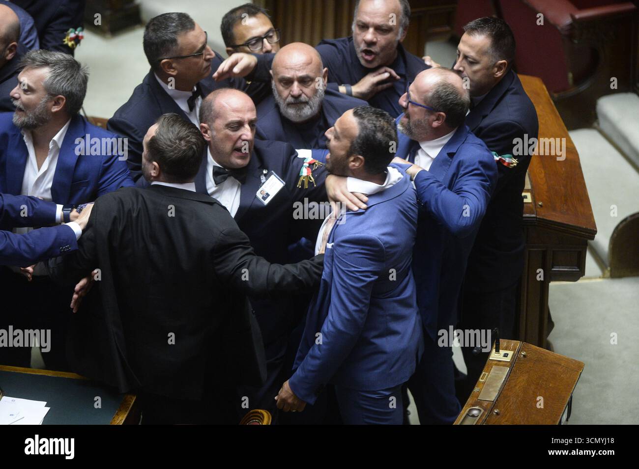 Rome Chamber of Deputies final vote on the bill on judicial reform and ...