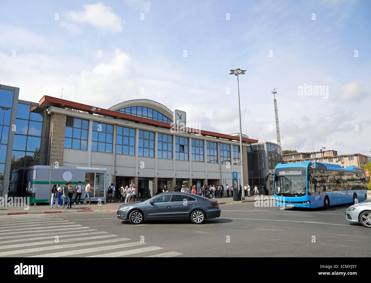 Constanta Railway Station in Romania Stock Photo - Alamy