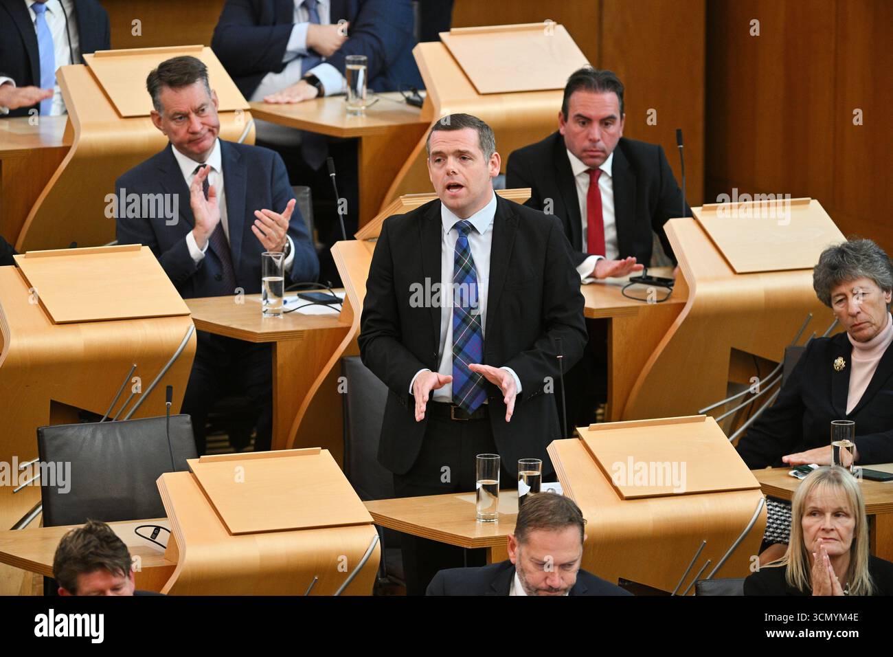 Edinburgh Scotland, UK 18 September 2025. Douglas Ross at the Scottish ...