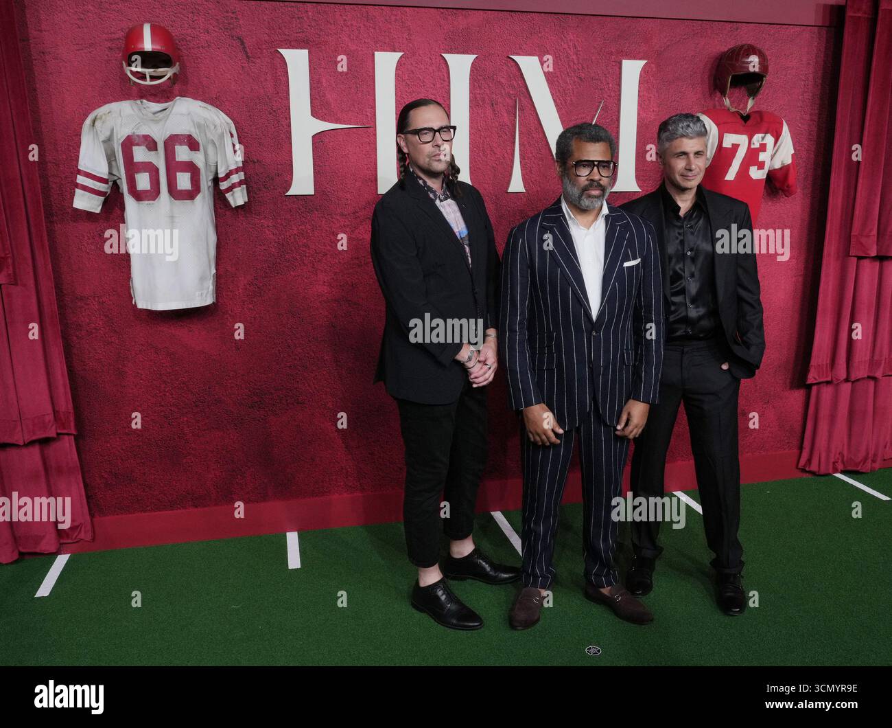 (L-R) Ian Cooper, Jordan Peele and Win Rosenfeld at the Universal ...