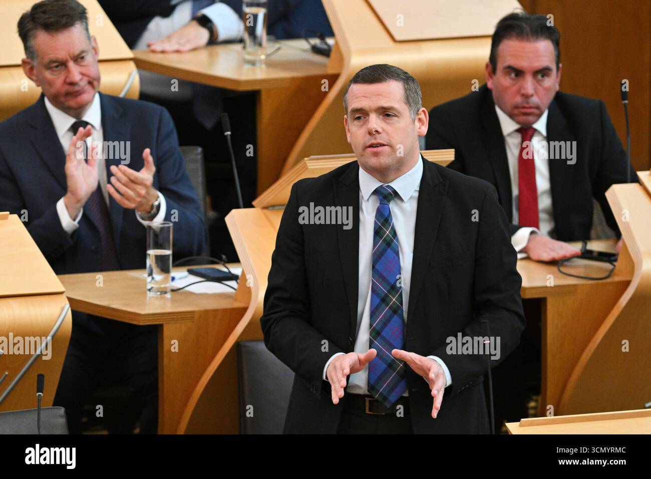 Edinburgh Scotland, UK 18 September 2025. Douglas Ross MSP at the ...