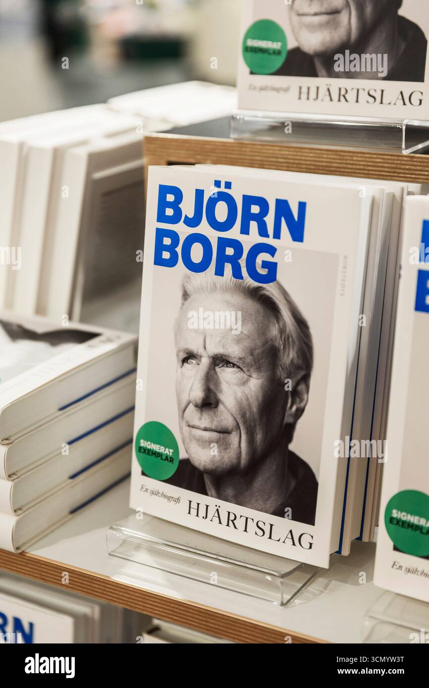 STOCKHOLM, SWEDEN 20250918Swedish tennis legend Björn Borg's autobiography “Heartbeats,” was ...