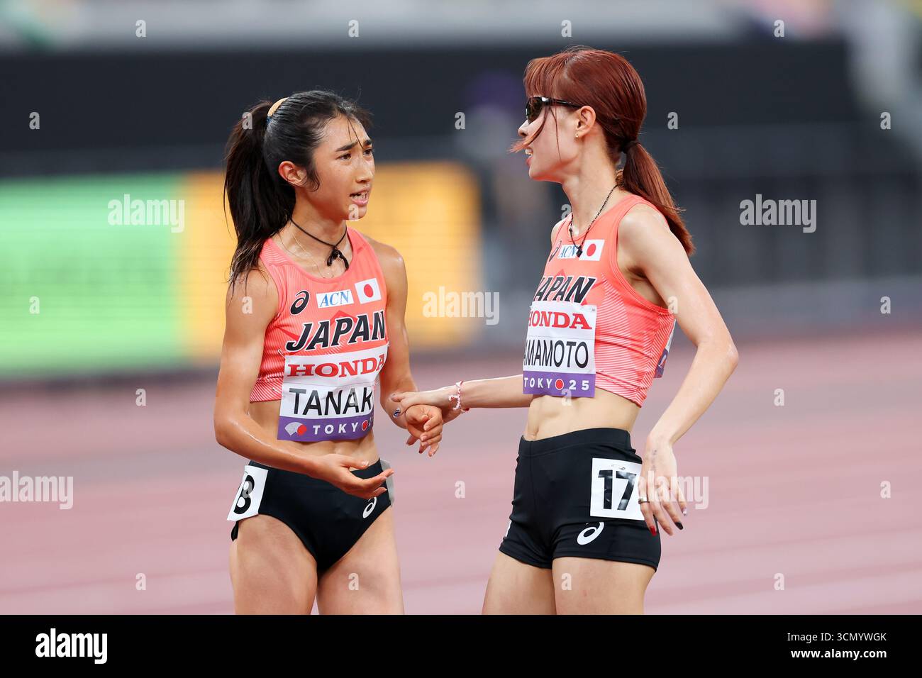 Tokyo, Japan. 18th Sep, 2025. (L to R) Nozomi Tanaka (JPN), Yuma ...