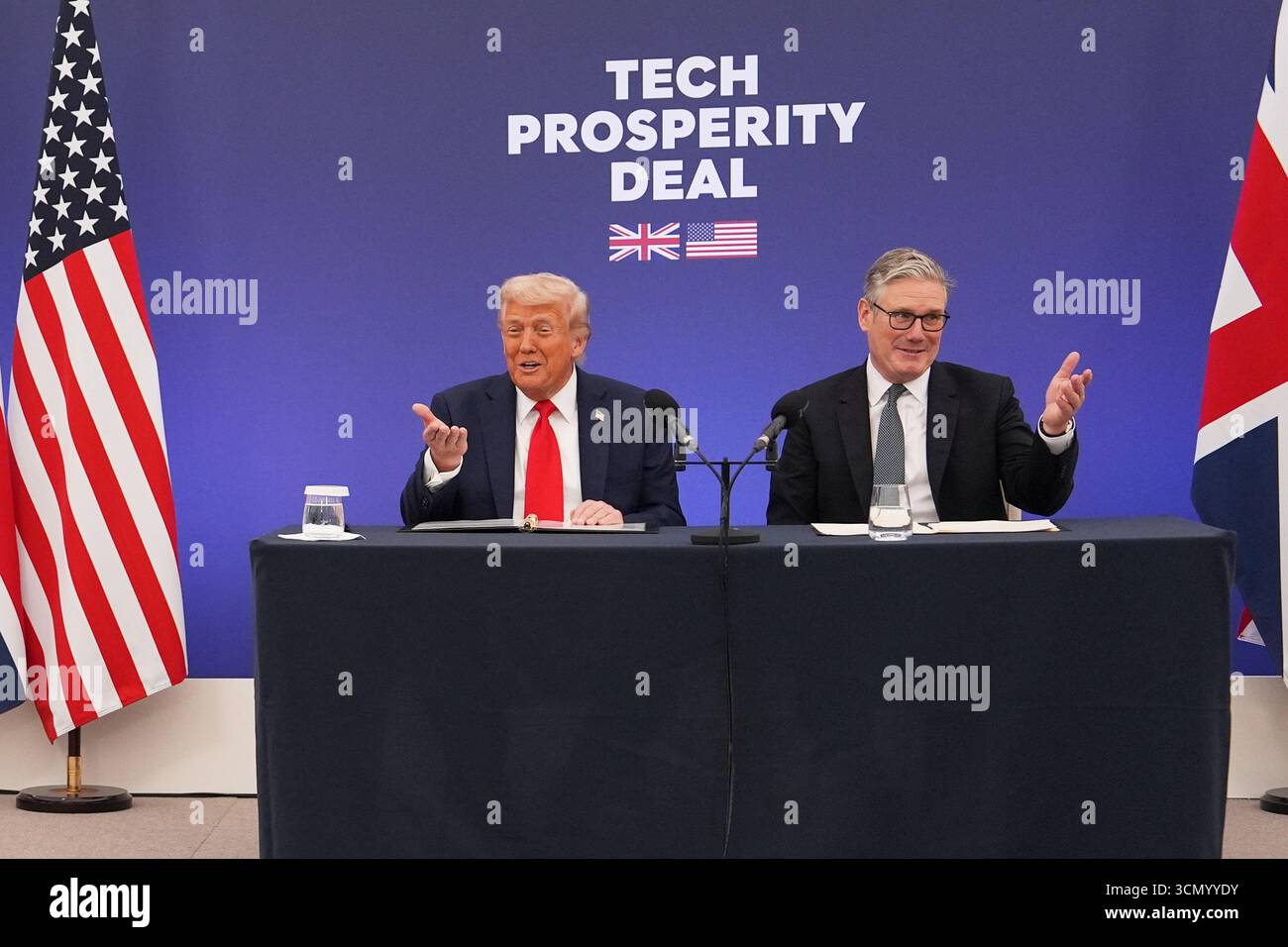 President Donald Trump and Britain's Prime Minister Keir Starmer ...