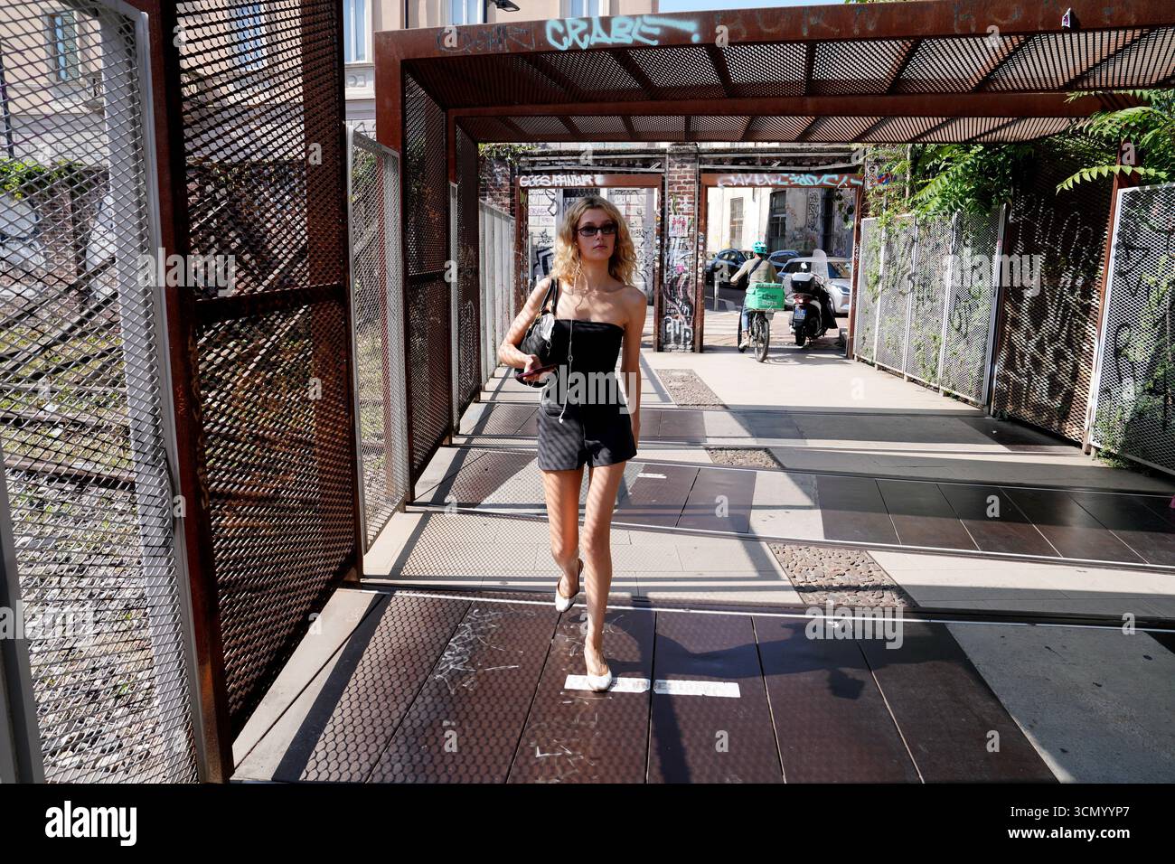 Milan, models attending castings for the upcoming Milan Fashion Week ...