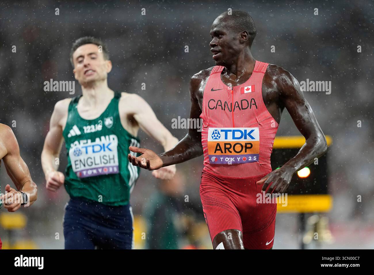 Canada's Marco Arop wins a men's 800 meters semifinal at the World ...
